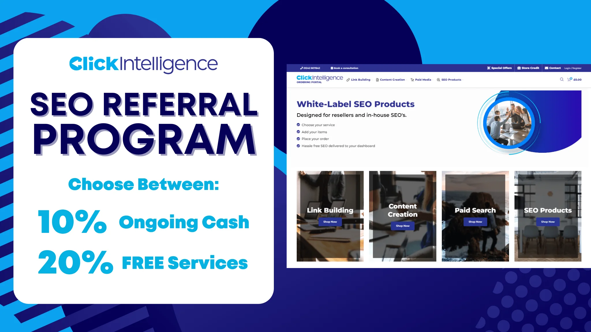 Join Our SEO Referral Scheme - Click Intelligence